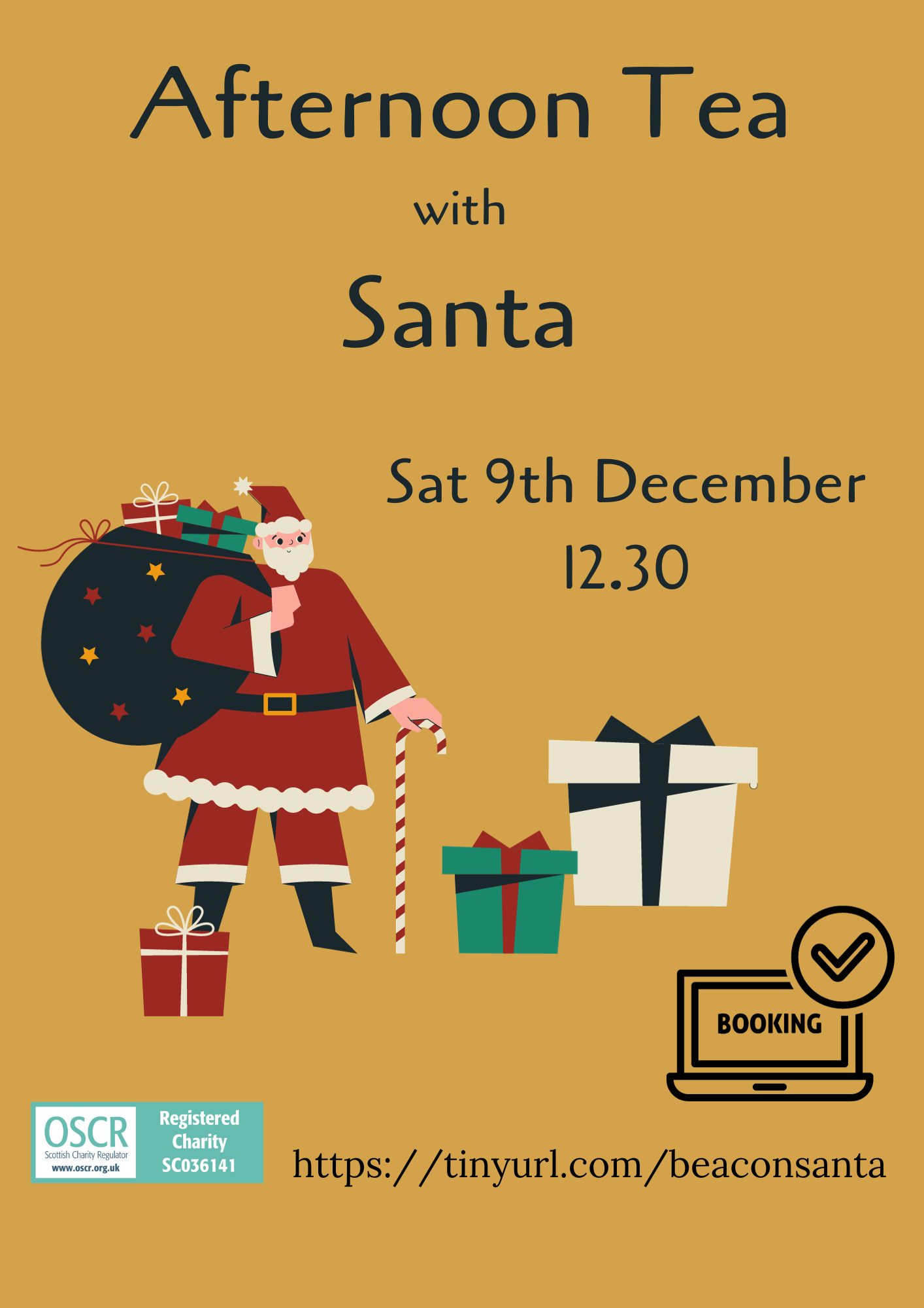 Santa Afternoon Tea 9th December 12.30 sitting